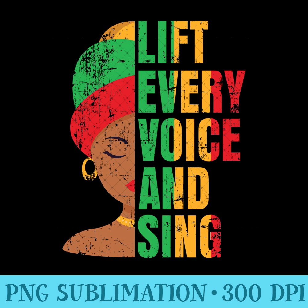 Juneteenth Lift Every Voice And Sing Black History Month - T - Inspire ...