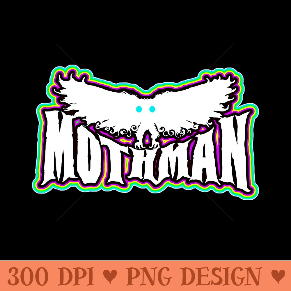 Mothman West Virginia Wing Humanoid Moth Retro Vintage White - Inspire ...