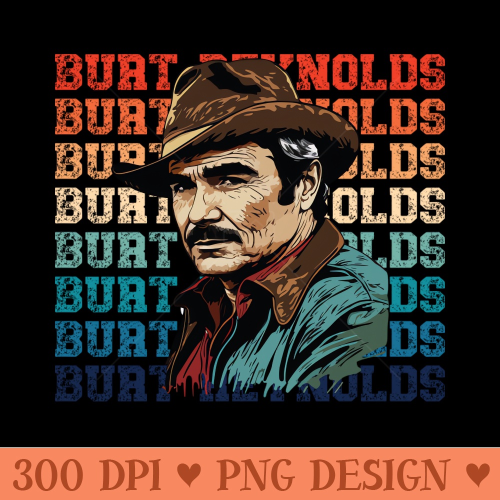 Burt Reynolds - PNG Download - Inspire Uplift