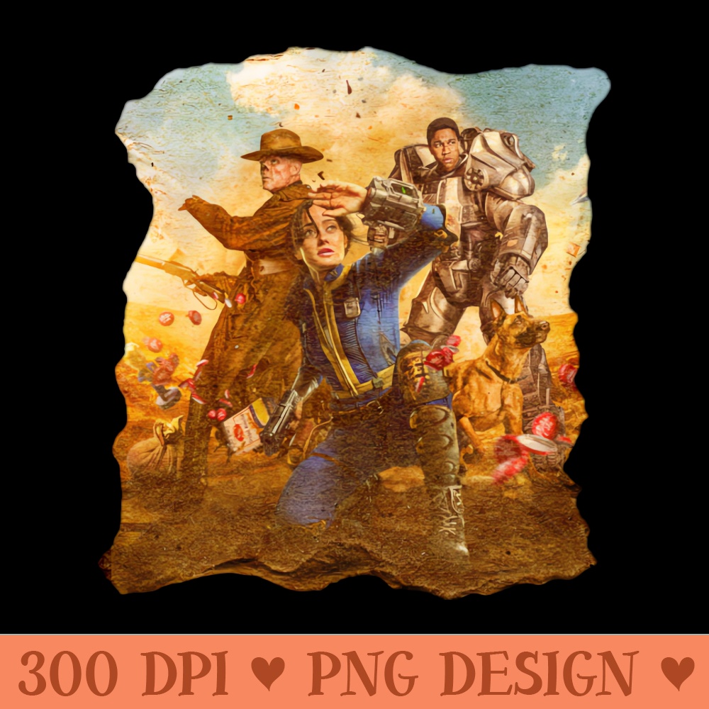Fallout tv show 2024 - Ready To Print PNG Designs | Inspire Uplift