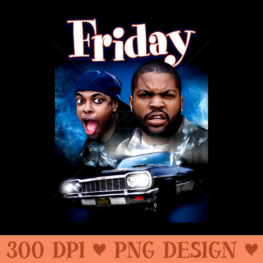 Vintage Friday Men Films - High Quality PNG Files | Inspire Uplift