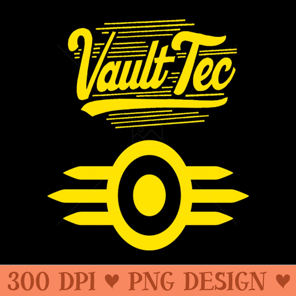 Vaulttec Fallout - Sublimation clipart PNG - Inspire Uplift