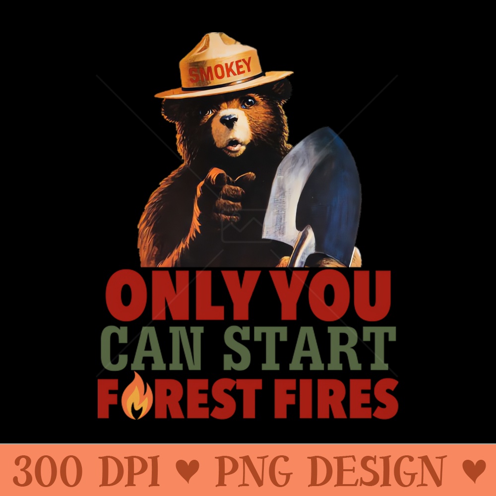 Smokey The Bear Only You Can Start Forest Fires colorized - | Inspire ...