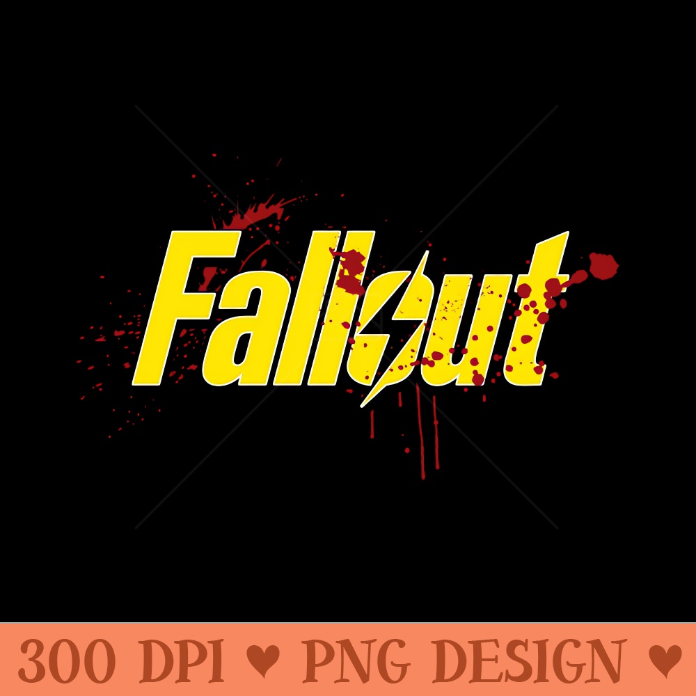 Fallout Blood Splatter - Transparent PNG download - Inspire Uplift