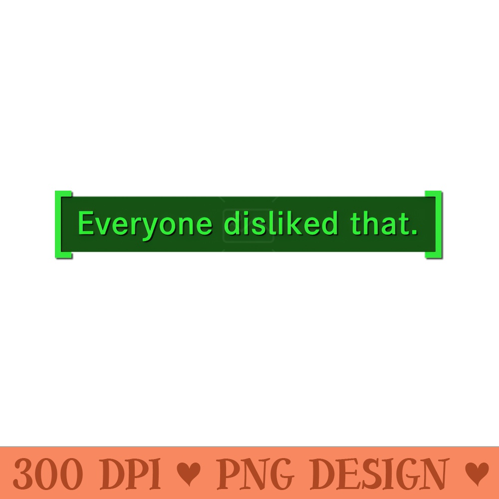 Everyone disliked that Fallout - Transparent PNG download | Inspire Uplift