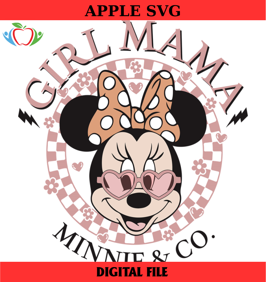 Disney Girl Mama Minnie and Company SVG, Disney Svg ,Disney | Inspire ...