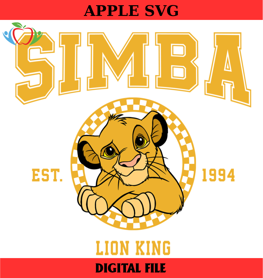 Disney Simba The Lion King Est 1994 SVG, Disney Svg ,Disney | Inspire ...