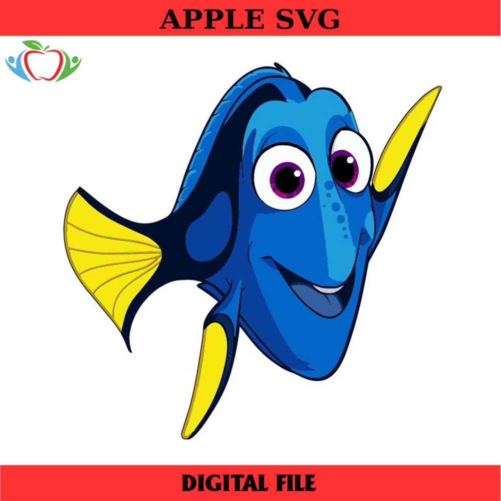 Dory Finding Nemo 023 Svg Dxf Eps Pdf Png, Cricut, Cutting f | Inspire ...