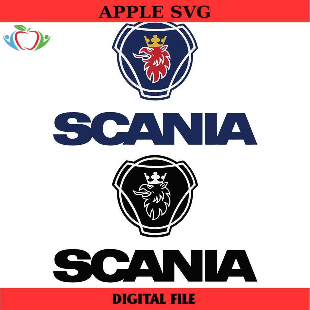 Scania Truck SVG Sticker Print PNG | Inspire Uplift
