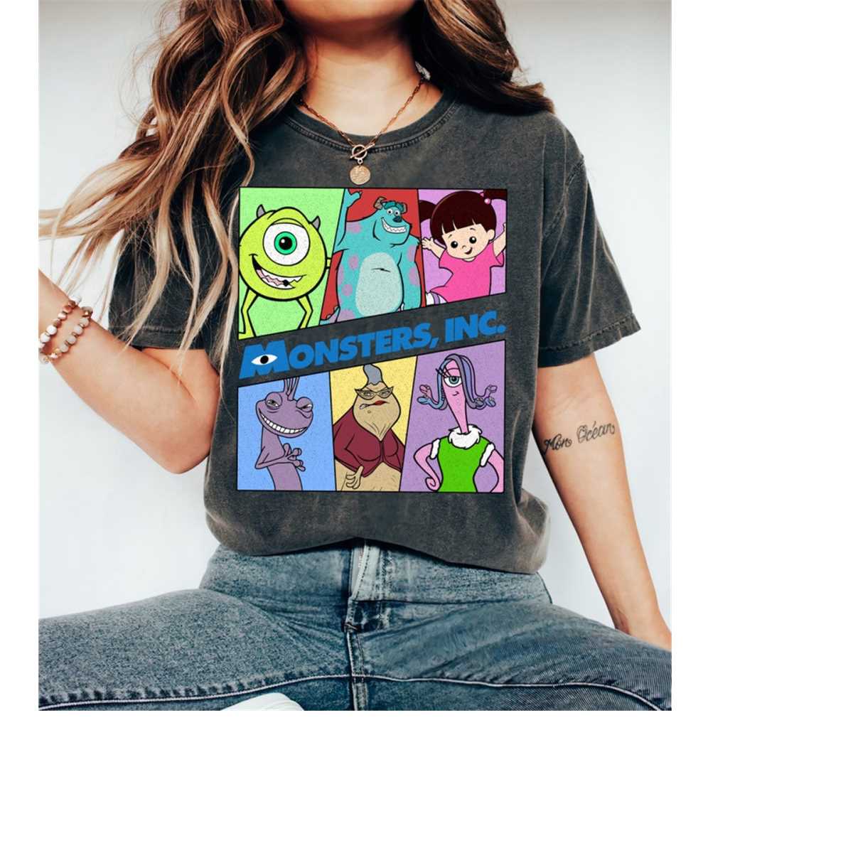 Retro 90s Disney Monsters Inc Shirt, Mike Wazowski,Roz,James | Inspire ...