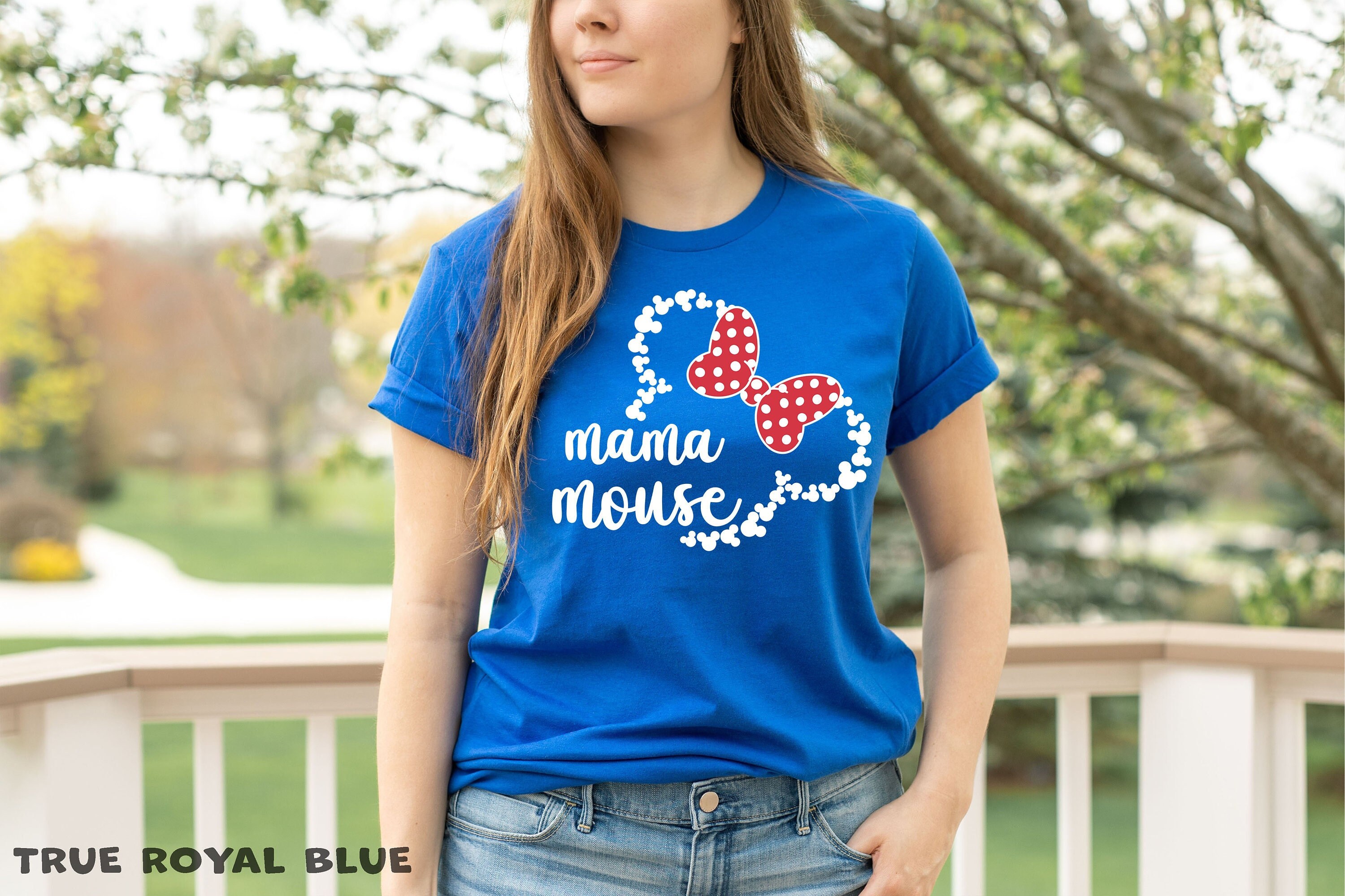 Mama Mouse T-Shirt, Minnie Mouse Mom Shirt, Disney Mouse Mom | Inspire ...