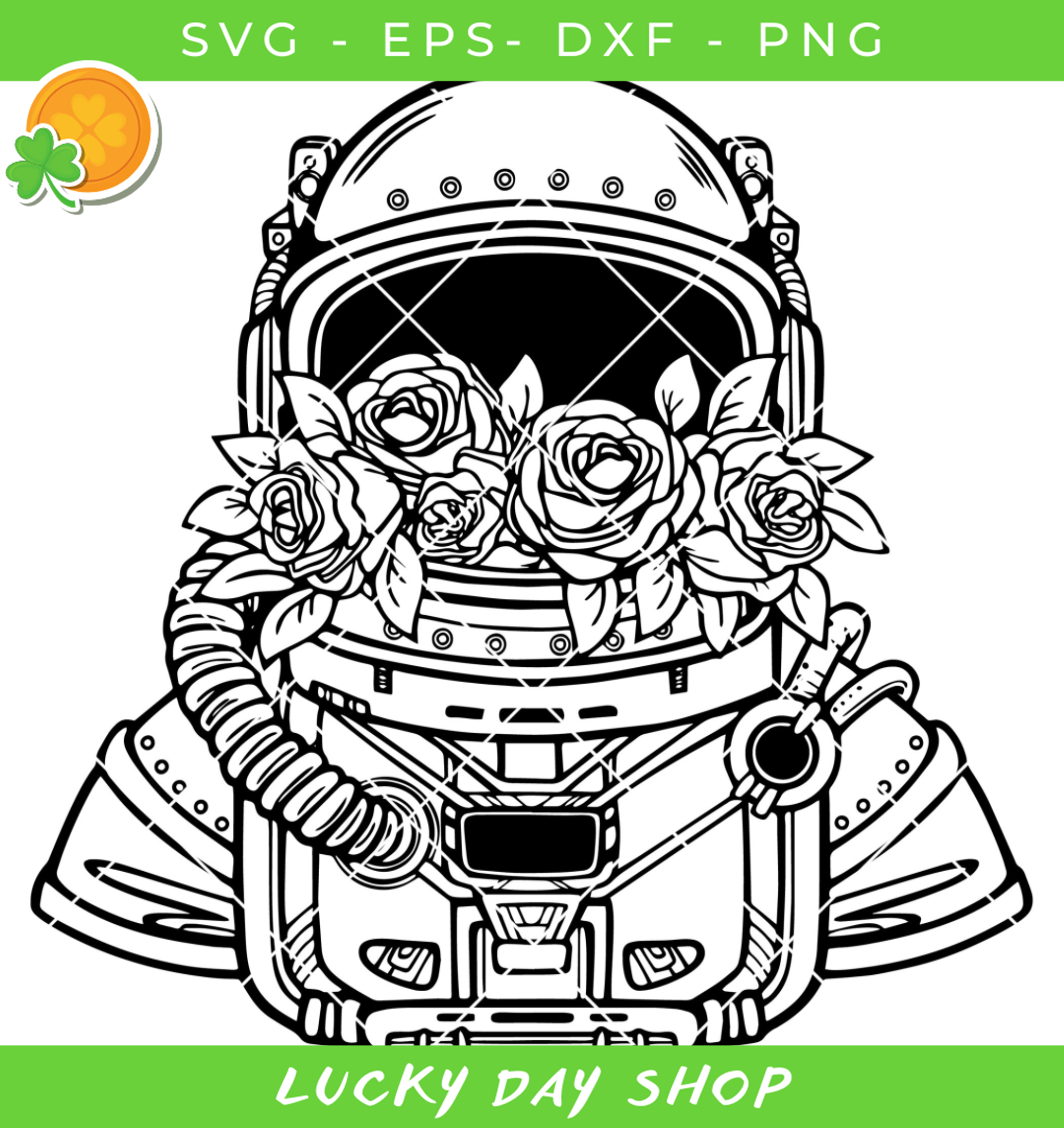 Astronaut Flower Svg, Astronaut Flower Design Svg, Astronaut | Inspire ...