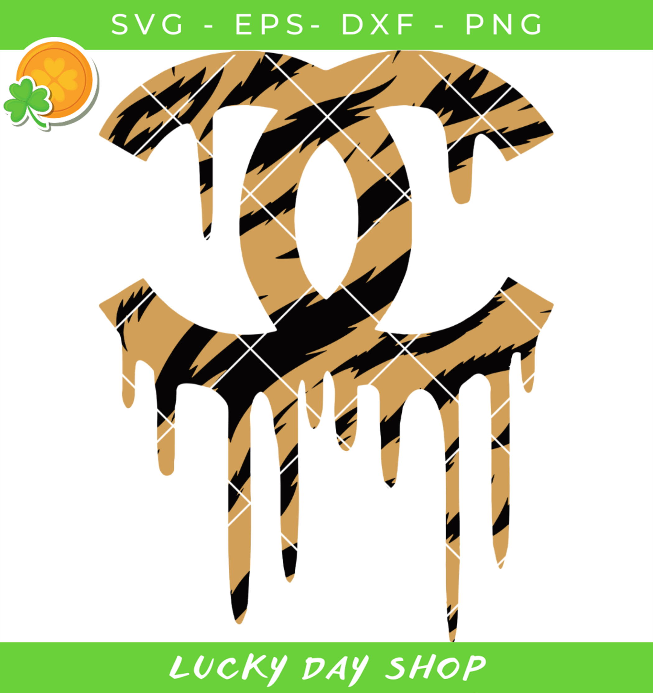 Chanel Leopard Drip Logo Svg, Trending Svg, Drip Chanel Svg, | Inspire ...
