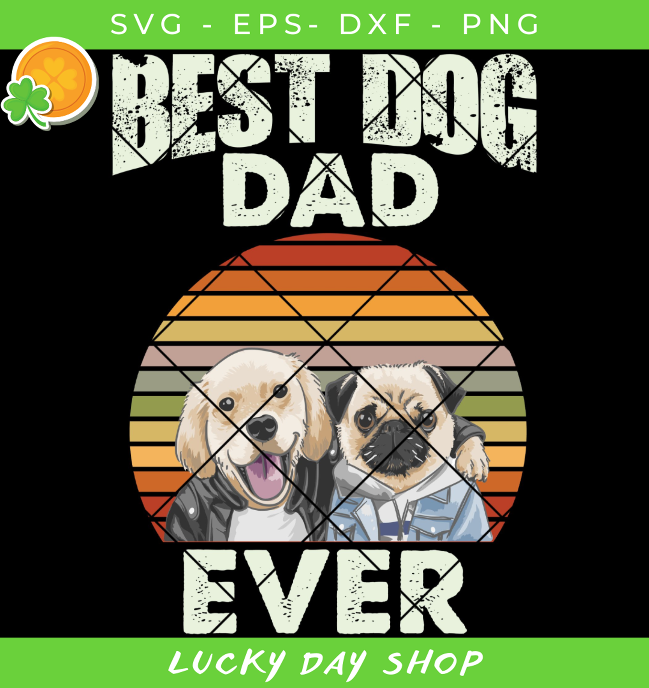 Dog Best Friend Svg, Dog Dad Svg, Best Friend Svg - Lucky Da - Inspire ...