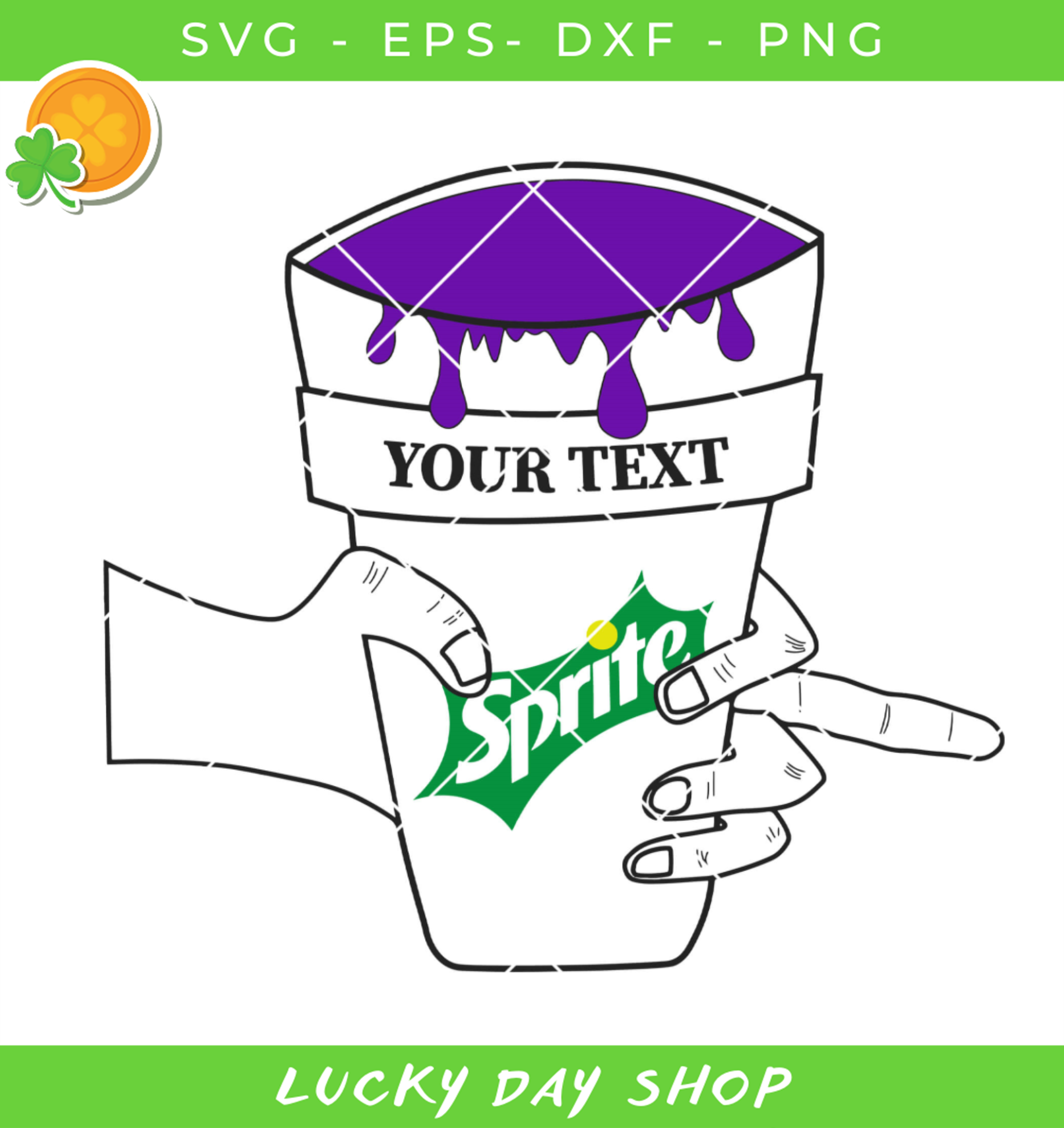 Lean Double Cup Middle Finger Lean Svg, Dirt Sprite Gangsta - Inspire ...
