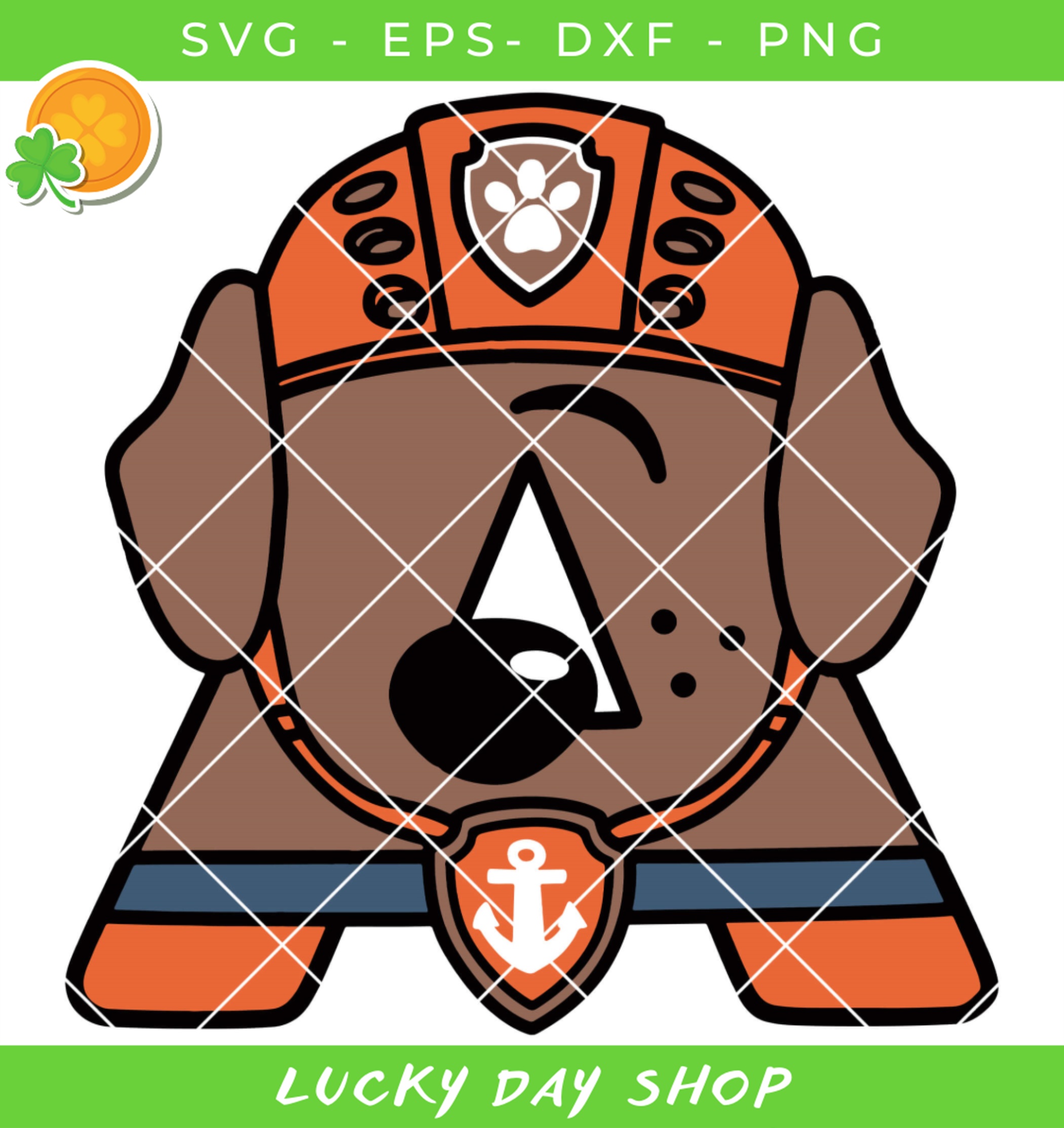 Letter Zuma Svg, Zuma Letter Svg, Zuma Svg, Paw Svg - Lucky | Inspire ...