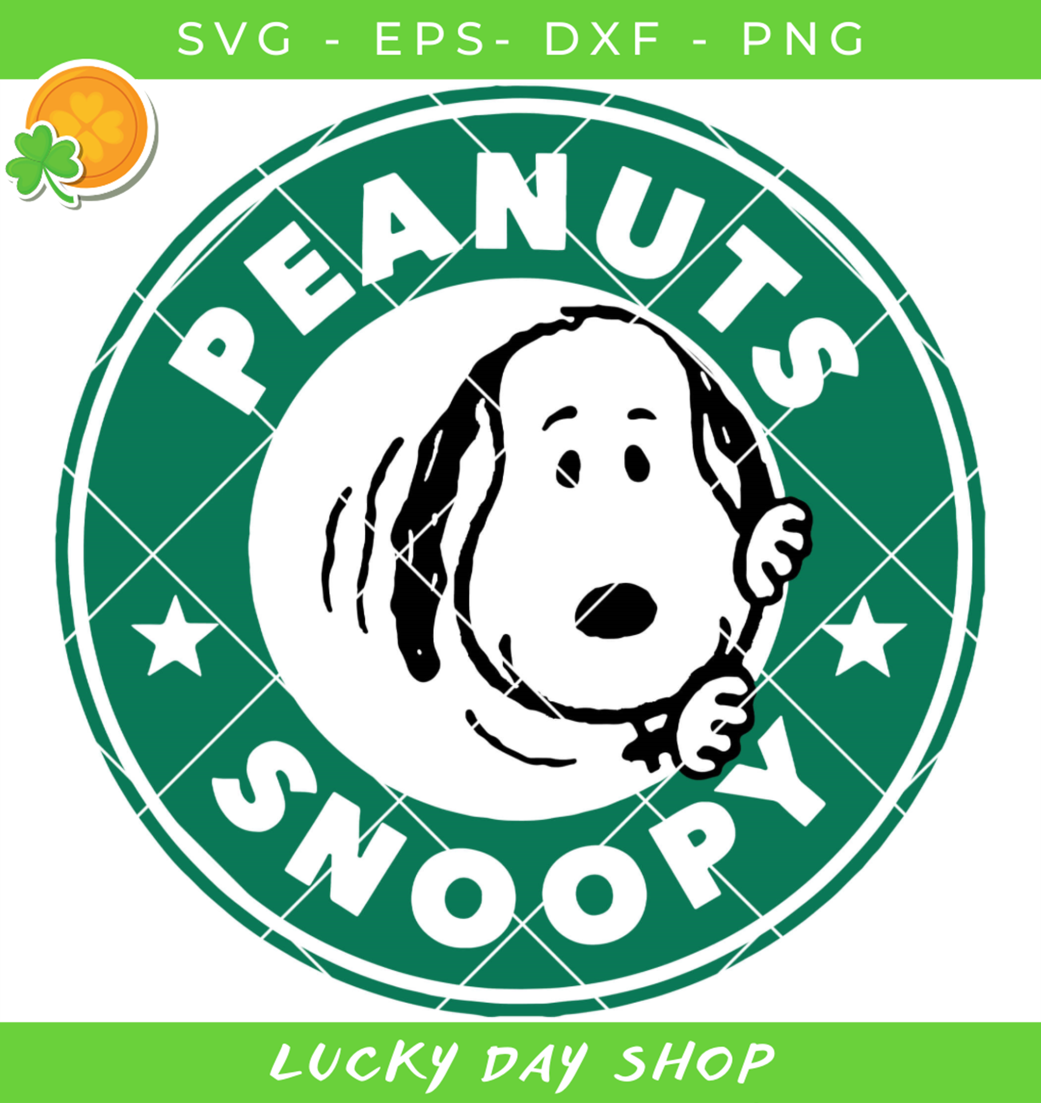 Snoopy Peanuts Coffee Logo Svg, Snoopy Peeking Coffee Svg - | Inspire ...