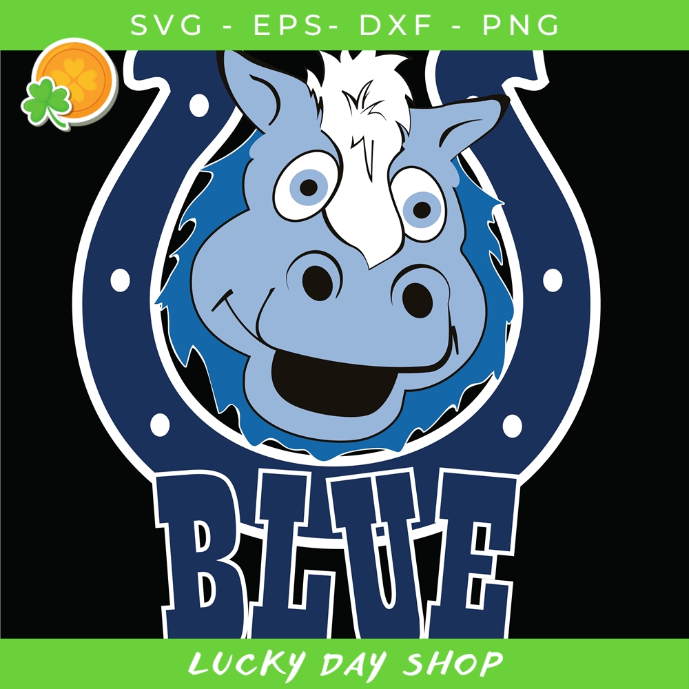 Indianapolis colts blue svg | Inspire Uplift