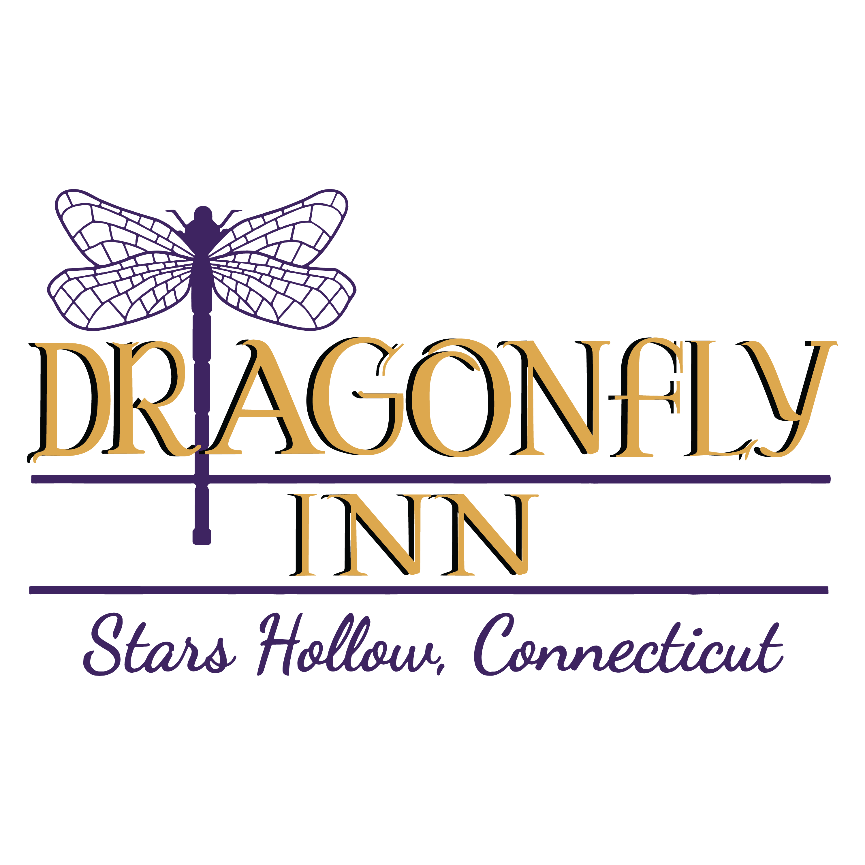 Gilmore Girls Dragonfly Inn SVG, Show Logo, Stars Hollow | Inspire Uplift