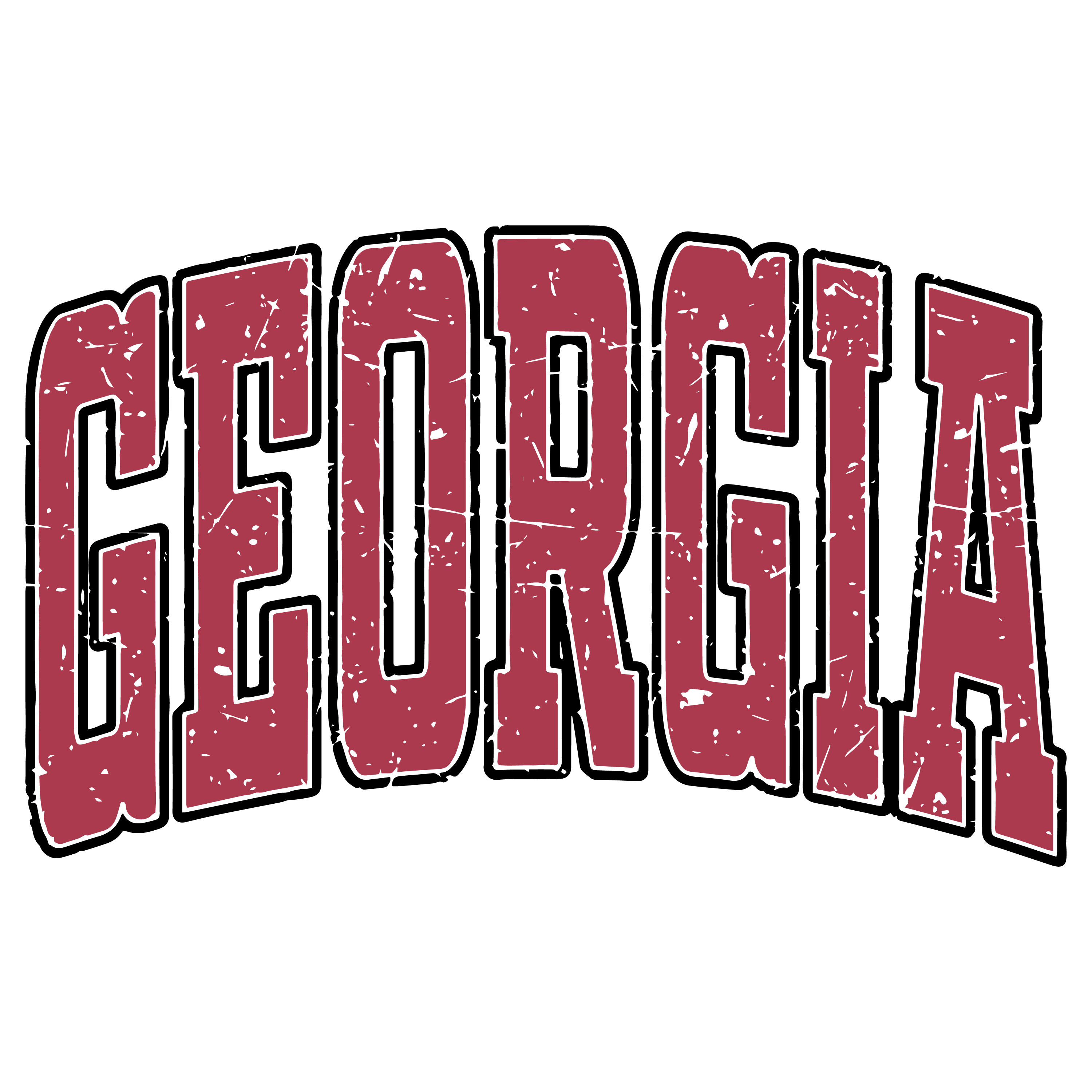 Retro Georgia Varsity font SVG, Georgia SVG, University of G | Inspire ...