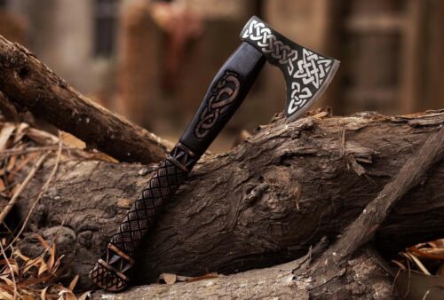 Valhalla-Bound Custom Viking Axe of Carbon Steel, Handcrafte | Inspire ...