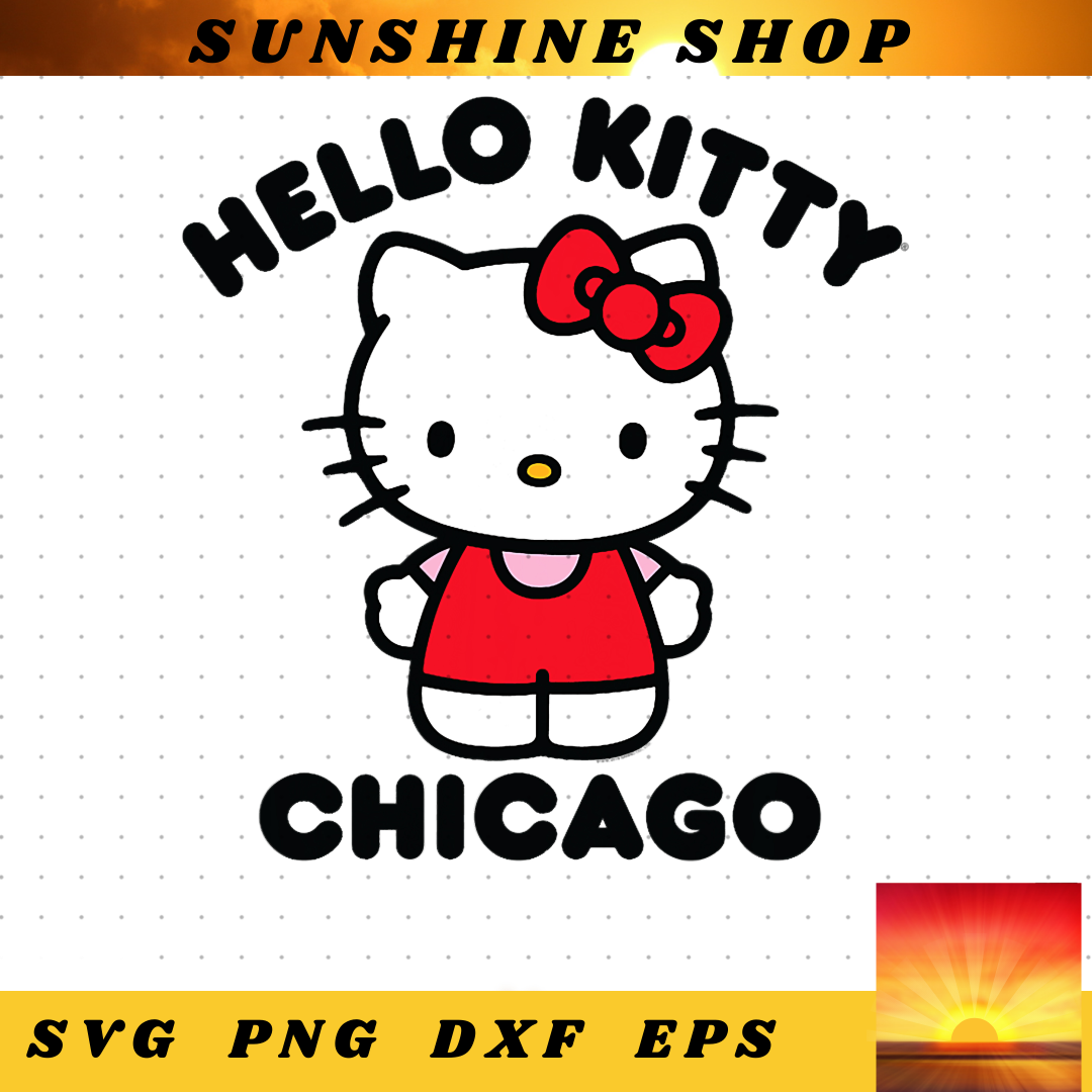 Hello Kitty Chicago PNG Download file - Inspire Uplift