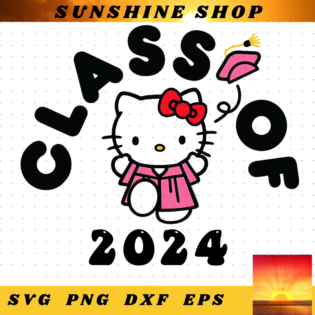 Hello Kitty Class of 2019 Graduation Seniors PNG Download co - Inspire ...
