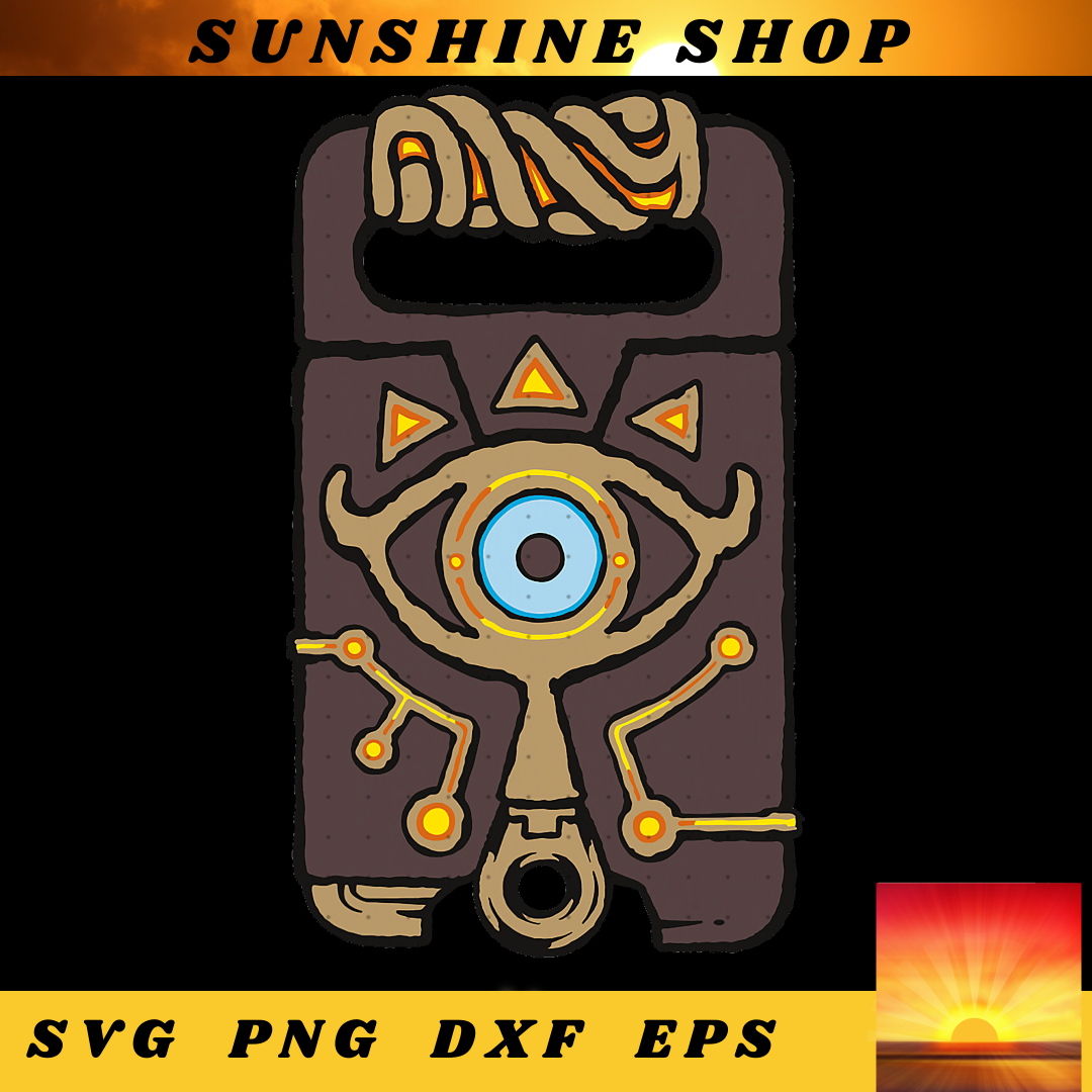 Legend Of Zelda Sheikah Slate Shield Portrait png, digital d | Inspire ...