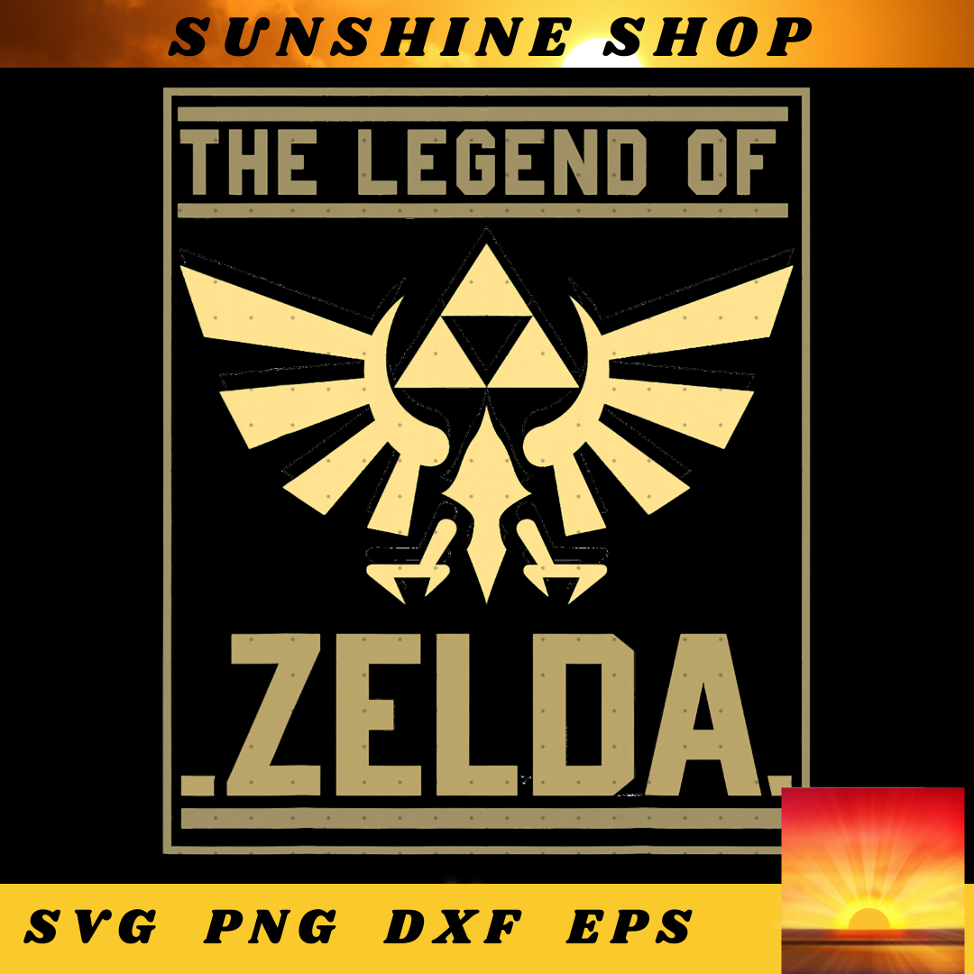 The Legend Of Zelda Hyrule Crest Box png, digital download, - Inspire ...