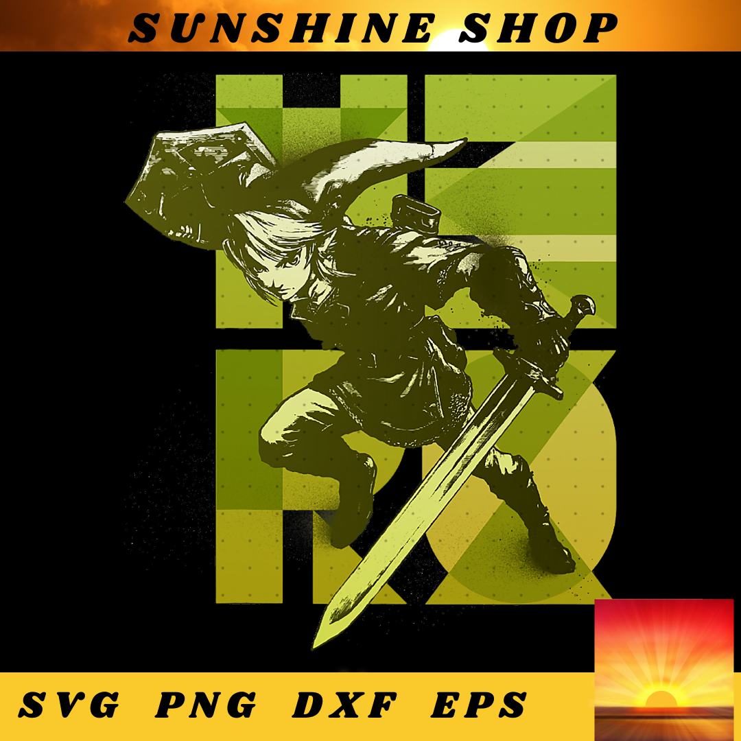 The Legend Of Zelda Link Hero Overlay png, digital download, | Inspire ...