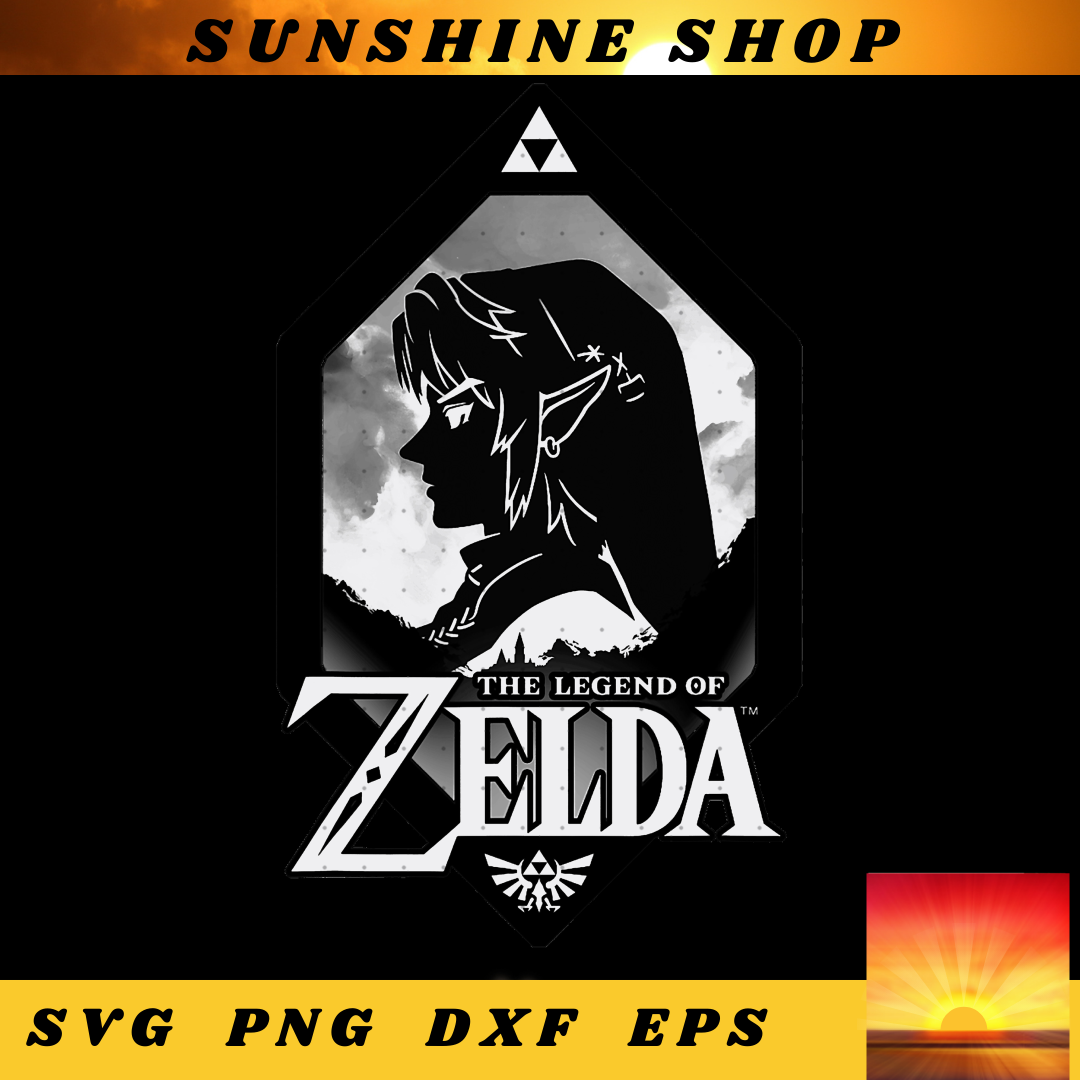 The Legend Of Zelda Link Profile Silhouette Badge png, digit | Inspire ...