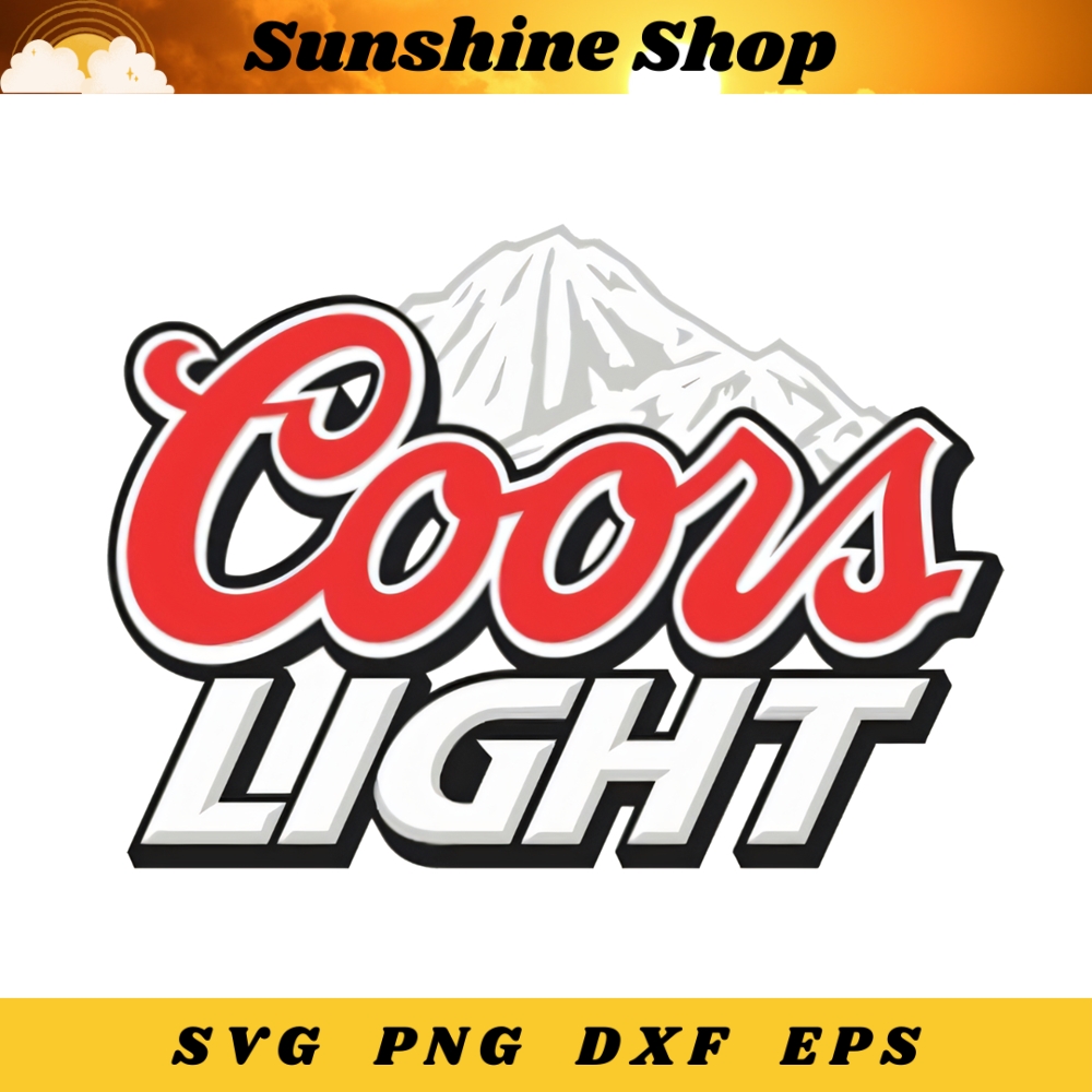 Coors Light Mountain Logo Vector Coors Light Logo Coors Ligh - Inspire ...