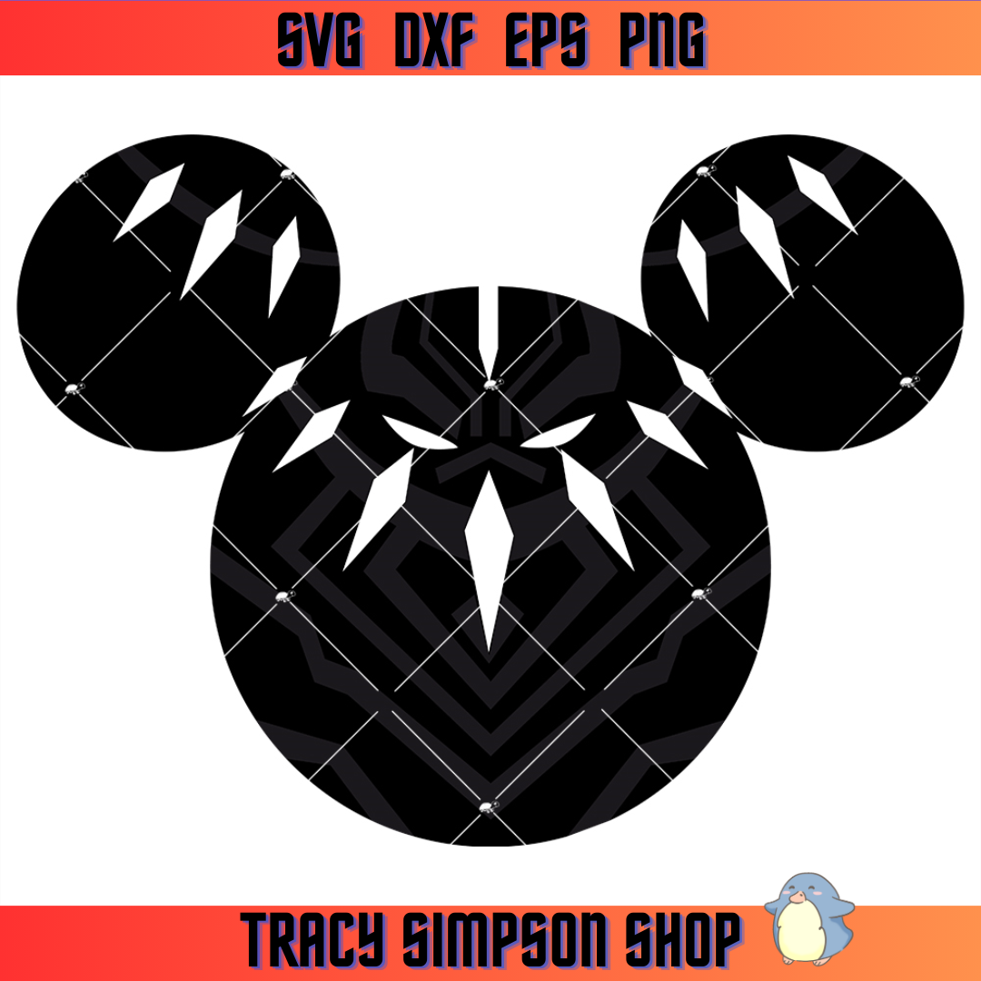 Black Panther Mouse Head Svg, Avengers Svg, Mouse Ears Svg | Inspire Uplift