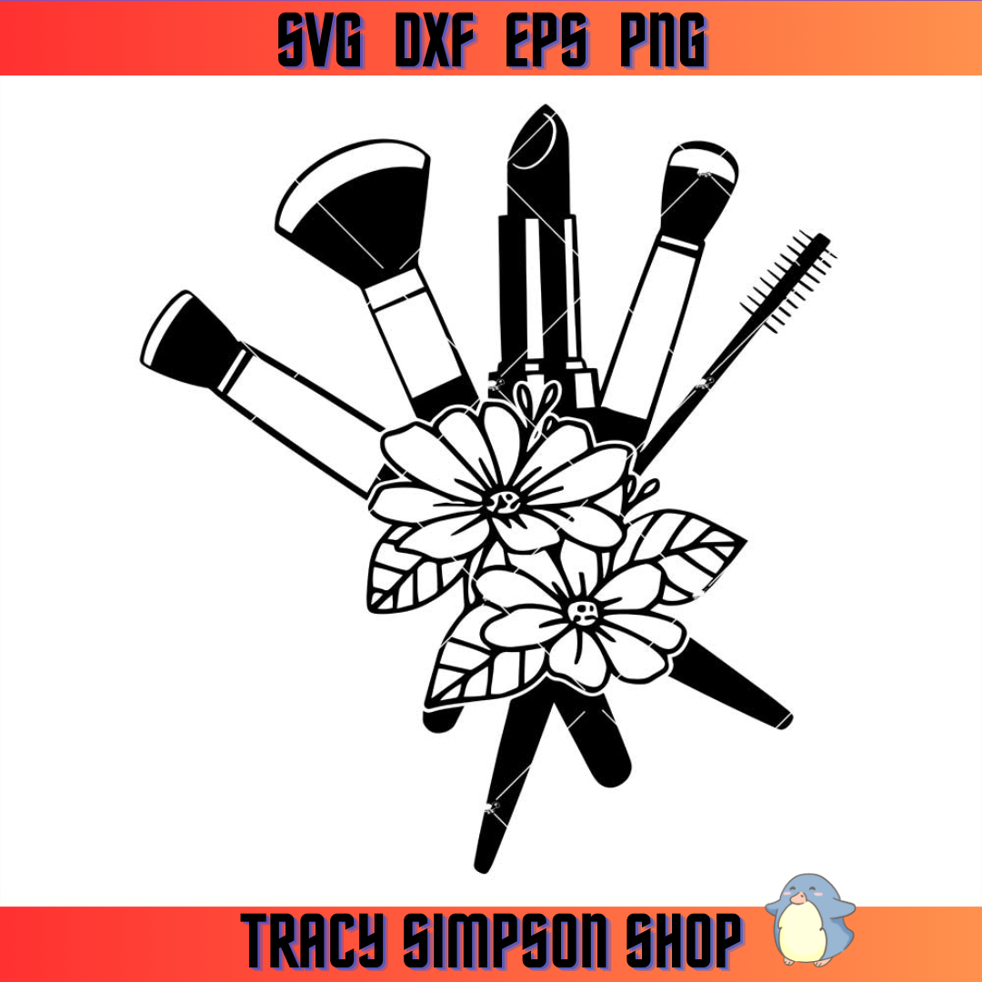 make up brush svg - Inspire Uplift