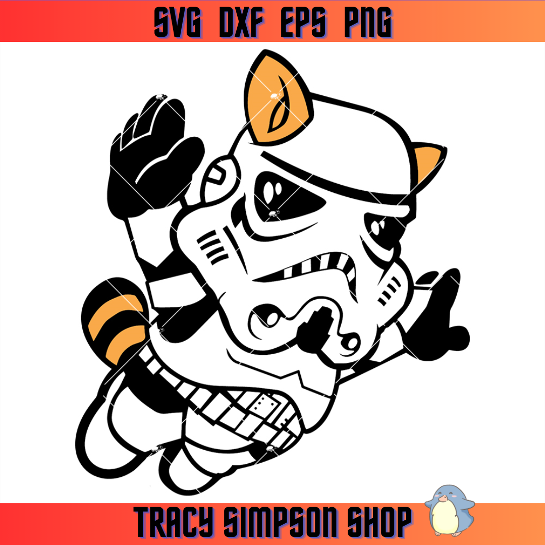 Funny Super Trooper Svg, Stormtrooper Cat Svg, Super - Inspire Uplift