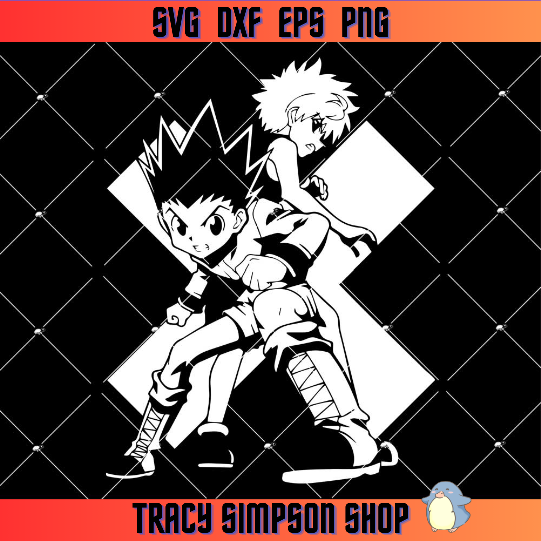 Hunter X Hunter Anime Svg, HxH Characters Svg, Anime Svg | Inspire Uplift
