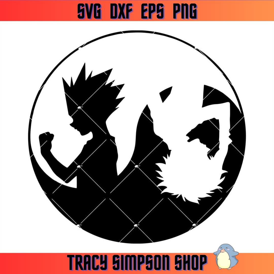Killua Zoldyck In Circle Svg, Hunter x Hunter Svg, Anime Svg - Inspire ...