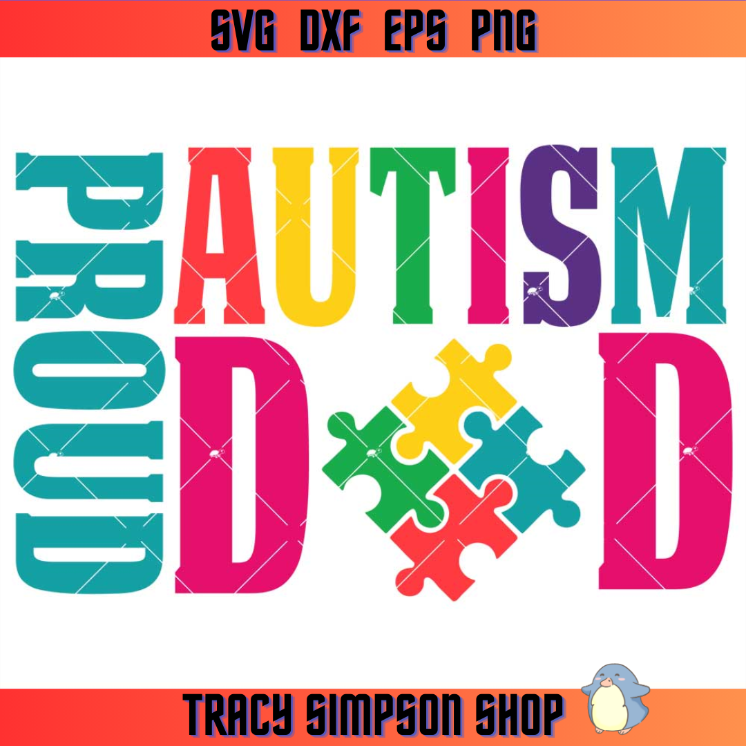 proud autism dad svg - Inspire Uplift