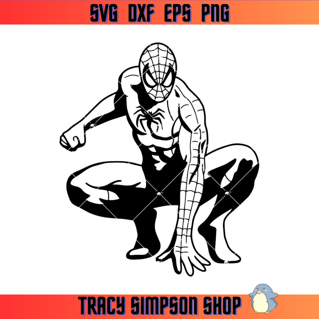 Superhero Spider Svg, Spiderman Movie Svg, Spiderman Svg | Inspire Uplift