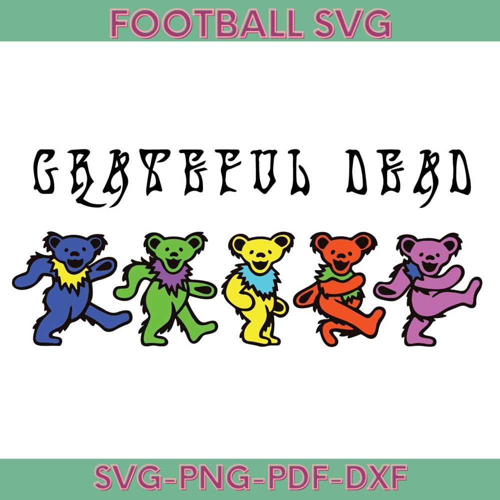 Grateful Dead Dancing Bears SVG, Grateful Dead Bears SVG, Gr | Inspire ...