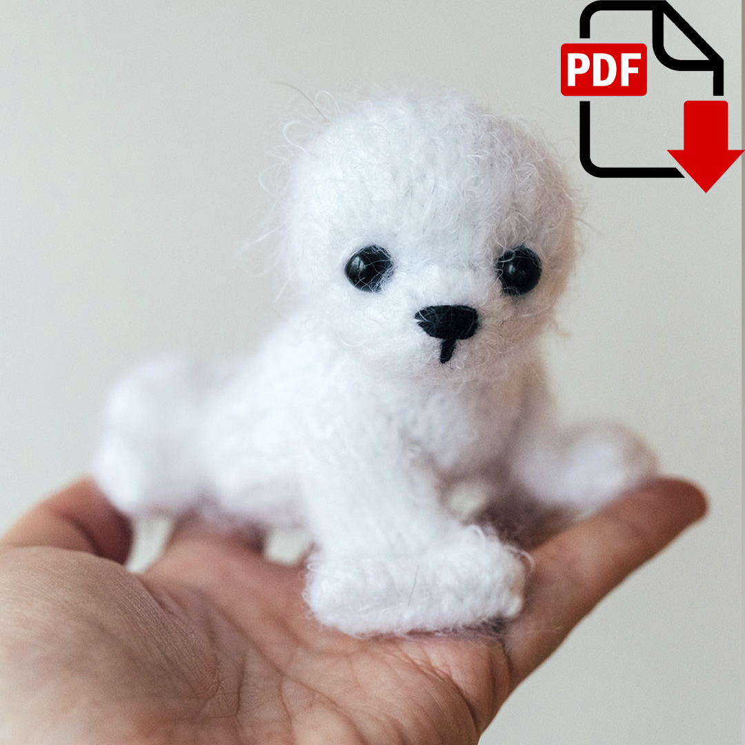 Little seal knitting pattern. Knitted amigurumi seal step by | Inspire ...