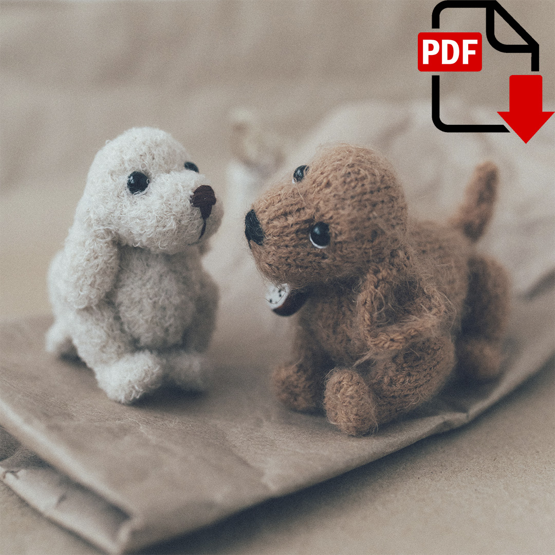 Cocker Spaniel puppy knitting pattern. Little knitted realis - Inspire ...