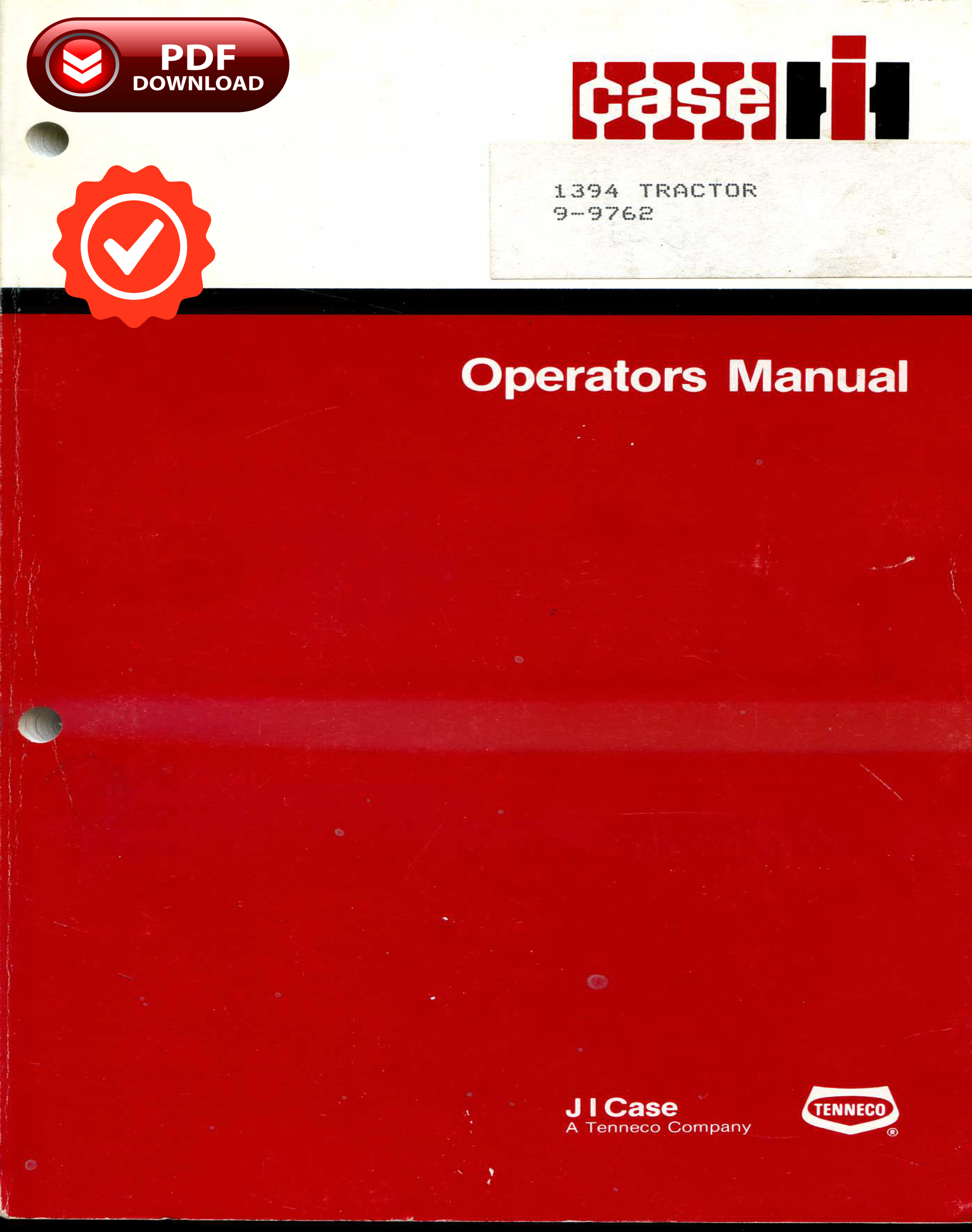 David Brown 1210 & 1212 Tractor Operators Manual | Inspire Uplift