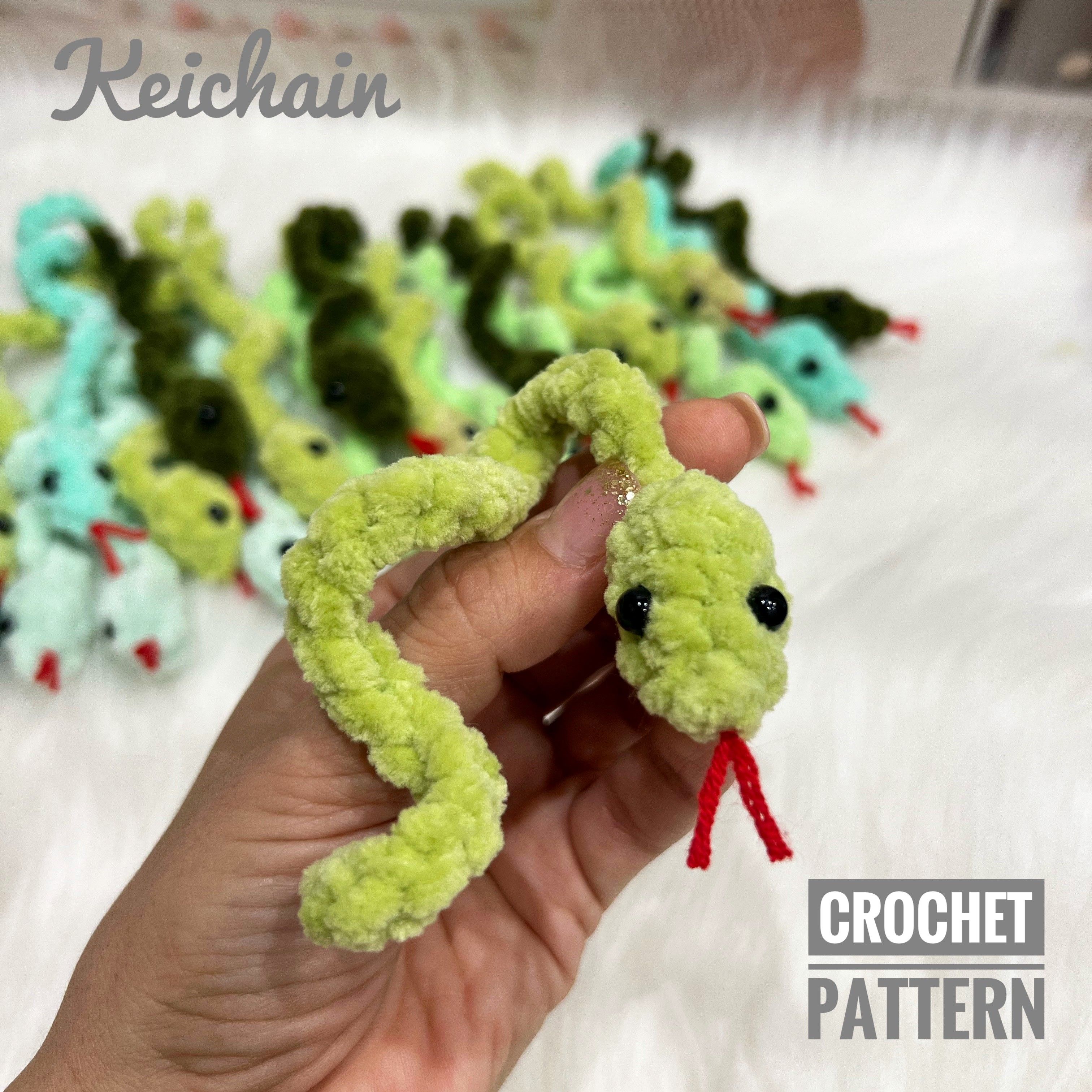 CROCHET PATTERN Snake toy New Year's snake Christmas snake t | Inspire ...