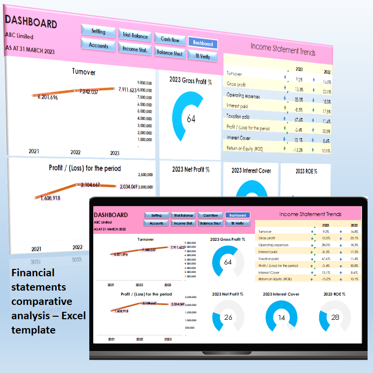 Financial statements automated analysis – Excel template - Inspire Uplift