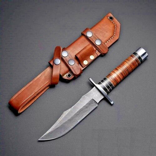 CUSTOM HANDMADE HUNTING KNIFE Outdoor Tactical Survival Army | Inspire ...