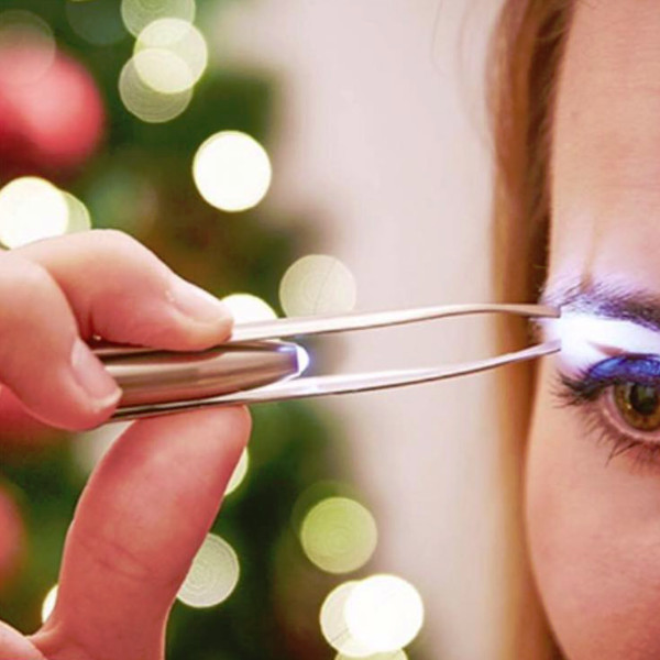 Eyebrow Tweezer With LED Light For Precision | Inspire Uplift