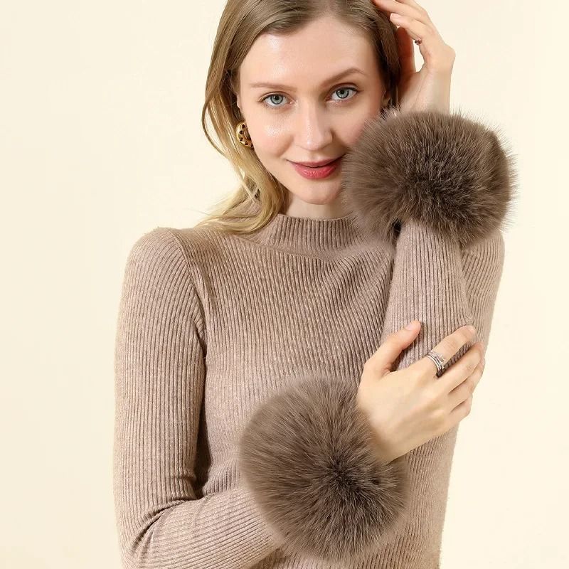 Fluffy Faux Fur Wrist Cuffs - Cozy & Stylish Women's Accesso | Inspire ...