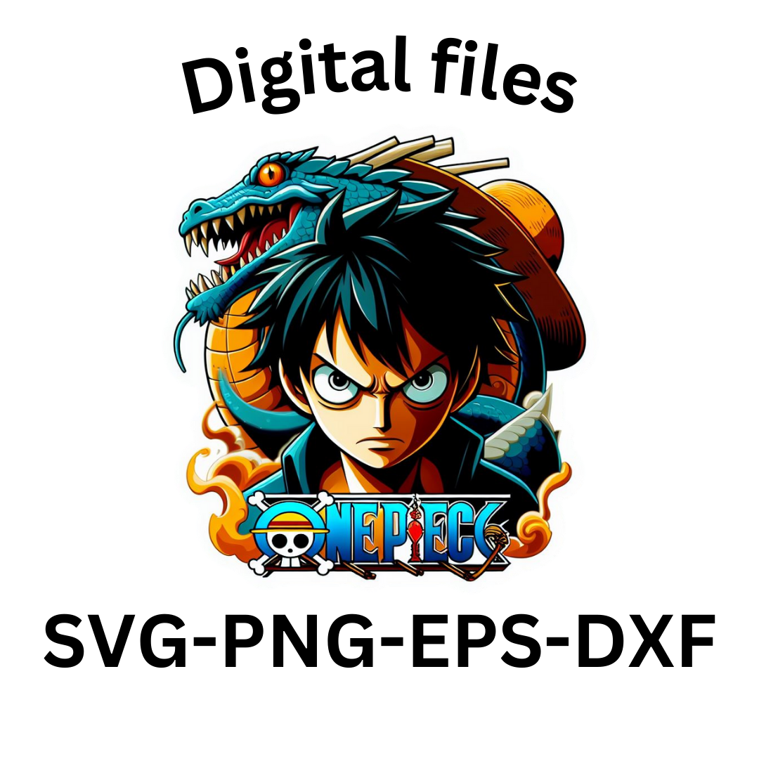 One Piece Svg, One Piece Png Anime Vector, fichier coupe Ani - Inspire ...