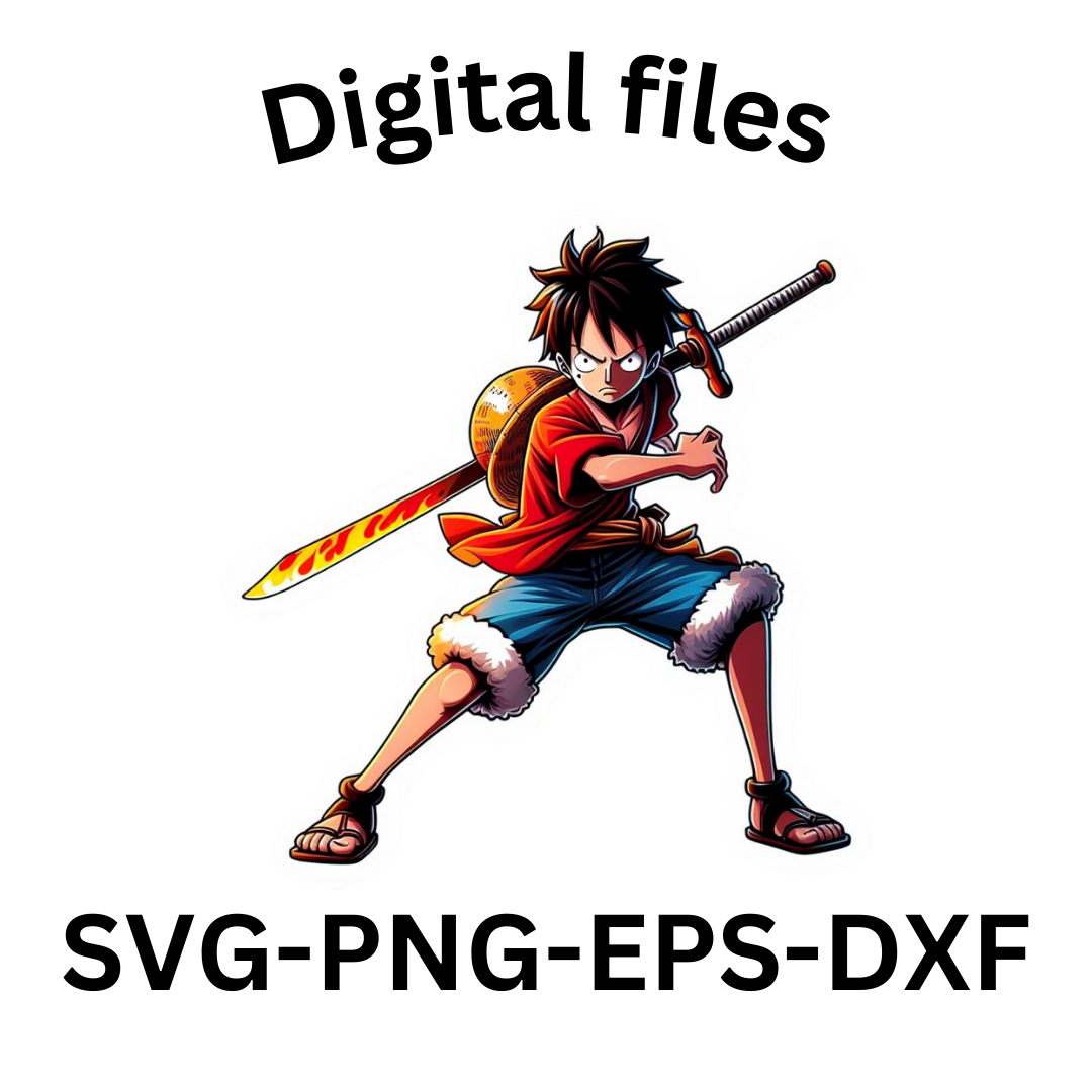 One Piece Svg, One Piece Png Anime Vector, fichier coupe Ani | Inspire ...